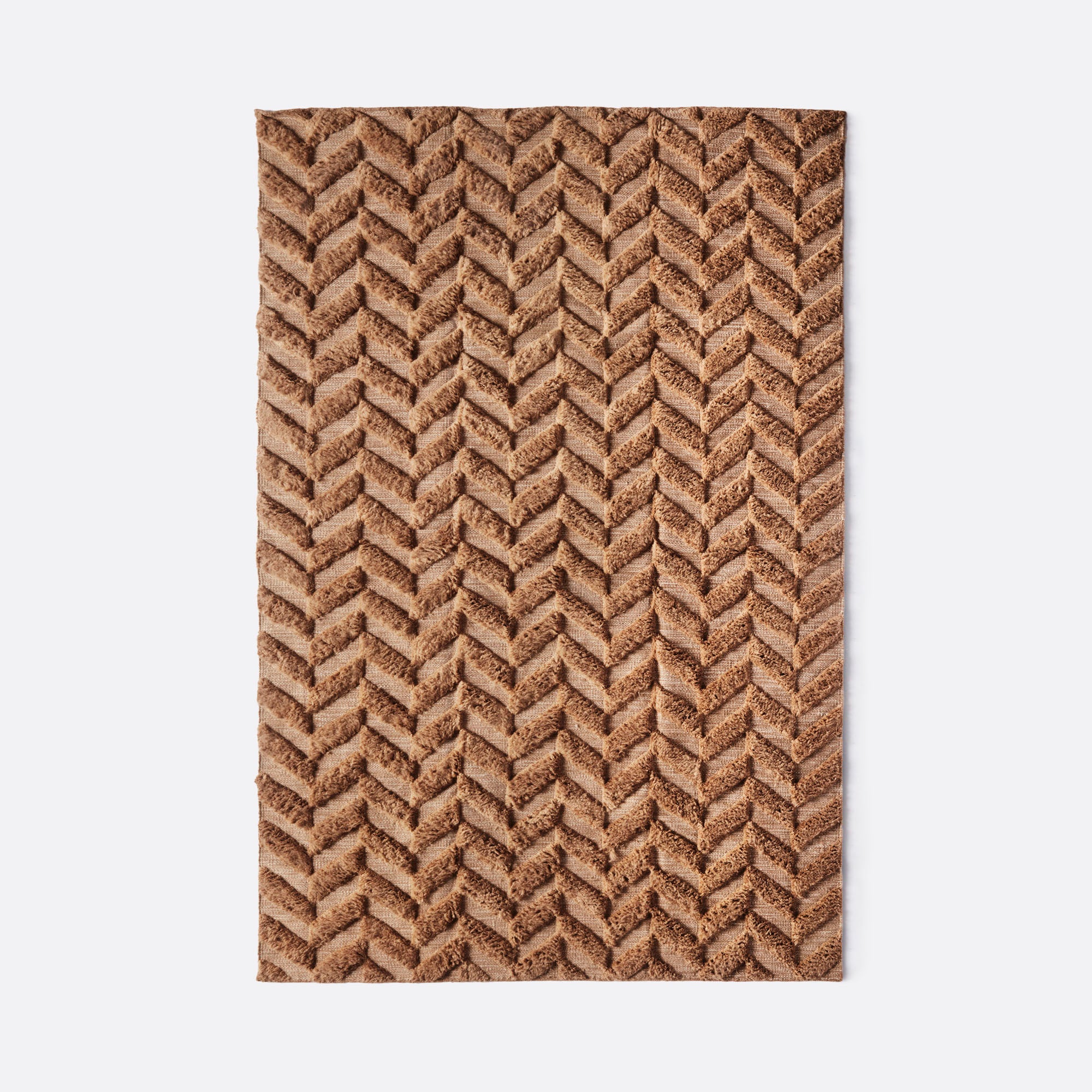 Herringbone Rug Brown – Dusty Deco