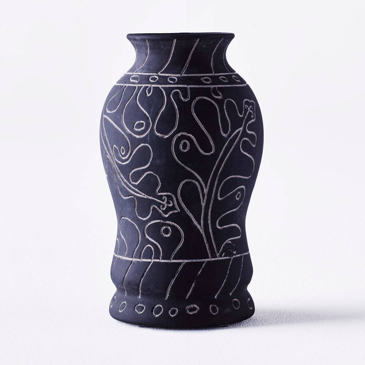 Frida Vase Tall Black – Dusty Deco